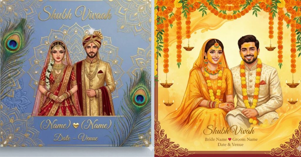 10 Free Gemini AI Wedding Card Photo Editing Prompts for Stunning ...