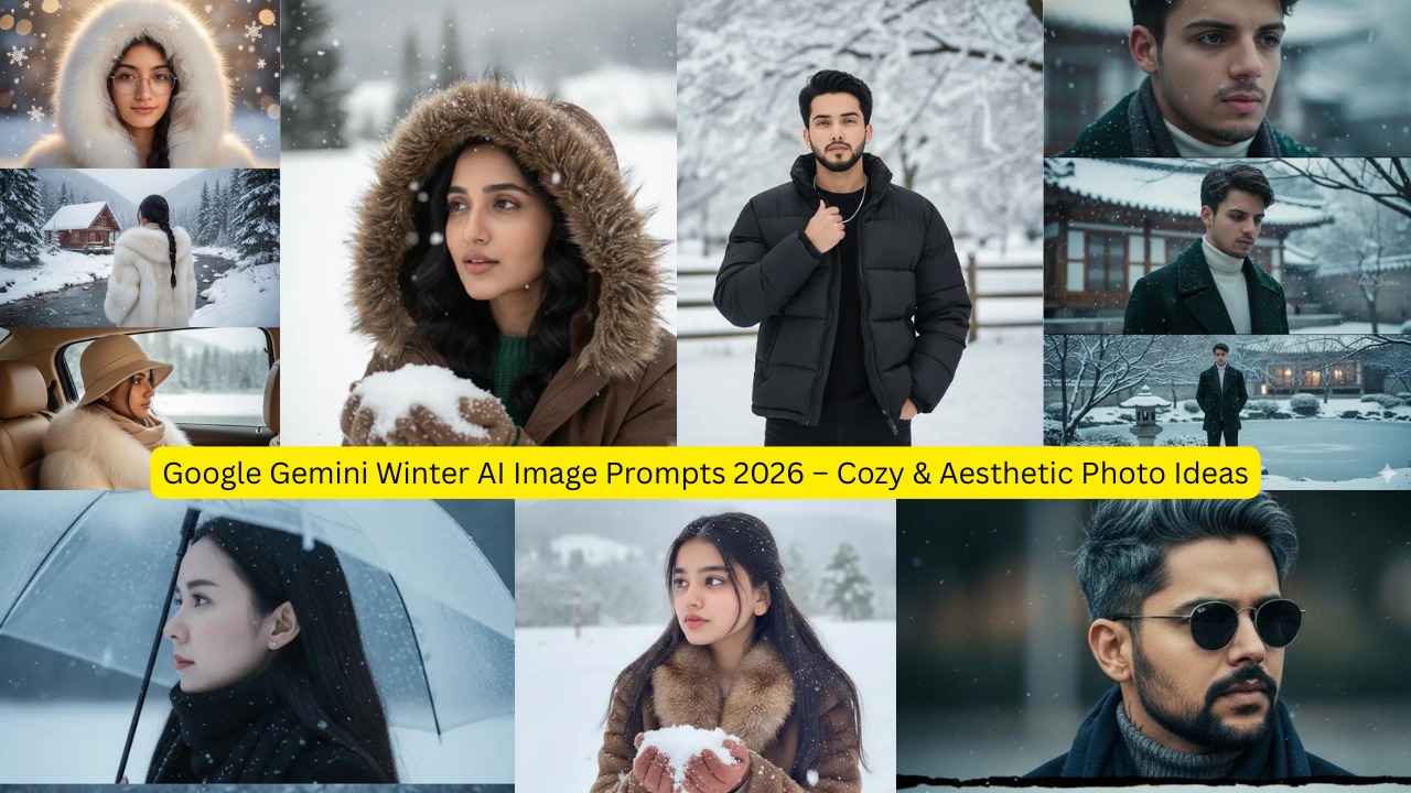 Google Gemini Winter AI Image Prompts 2026 – Cozy & Aesthetic Ideas